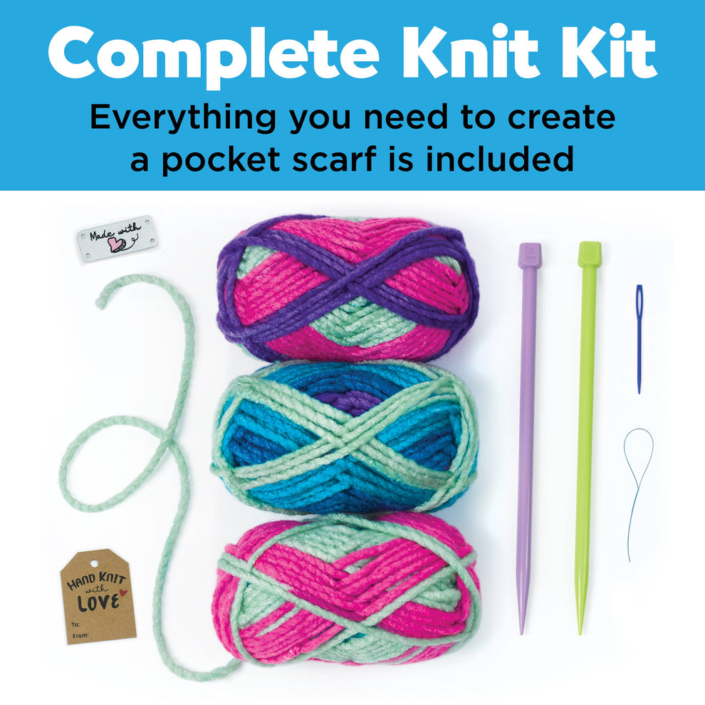 Kid's Knit Kit - Scarf – ōSHen Knits